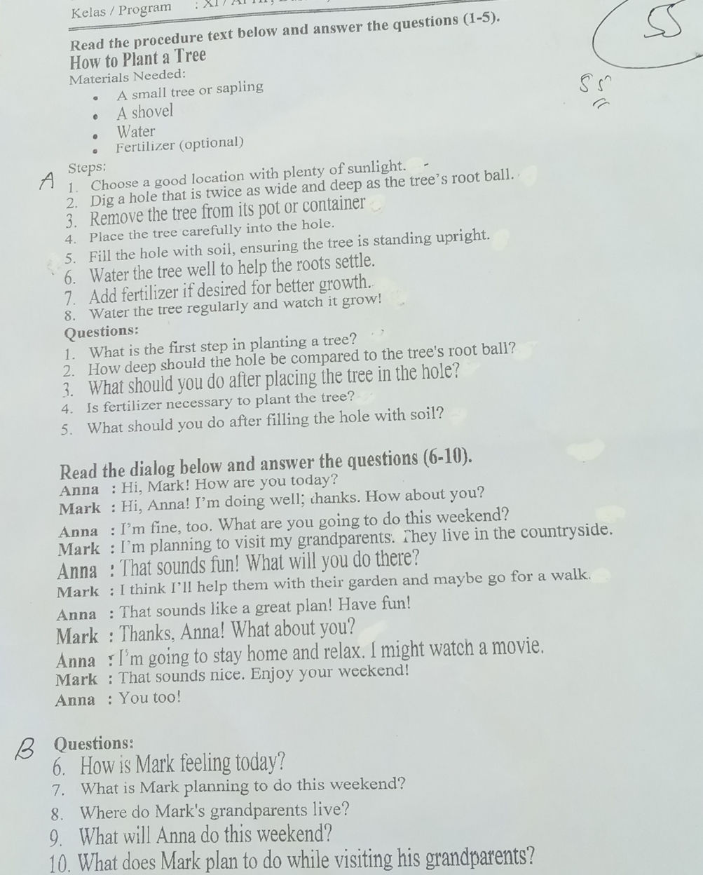 Read the procedure text below and answer the | StudyX