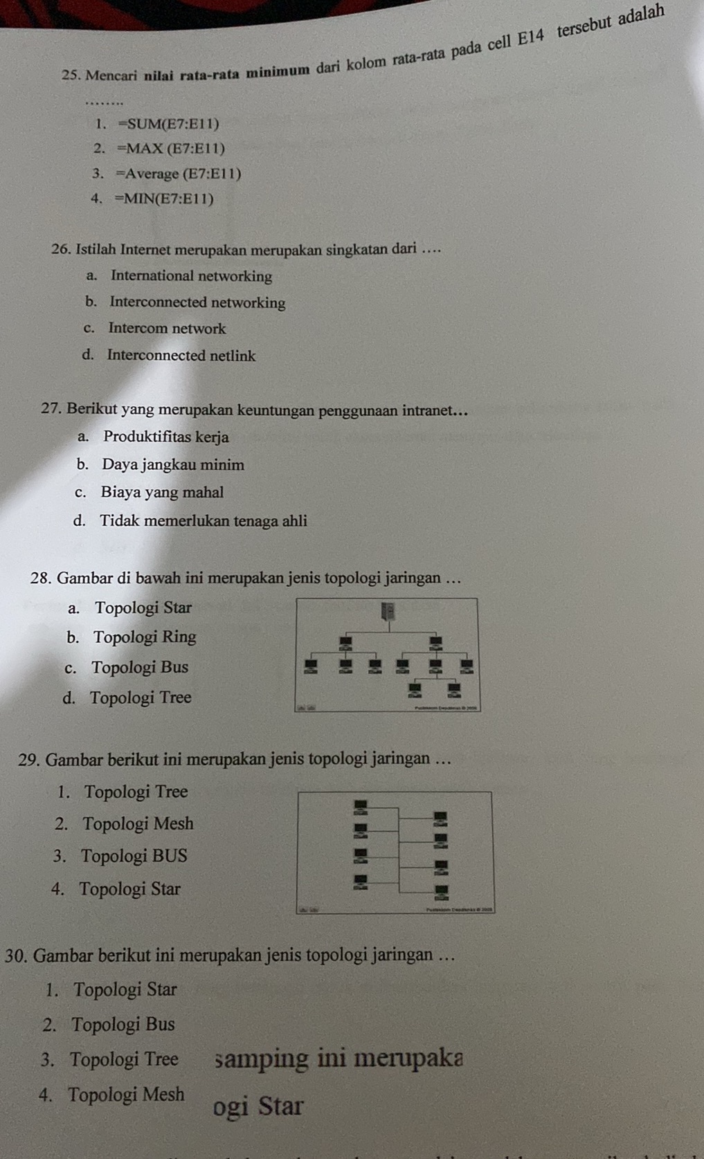 25. Mencari nilai rata-rata minimum dari | StudyX