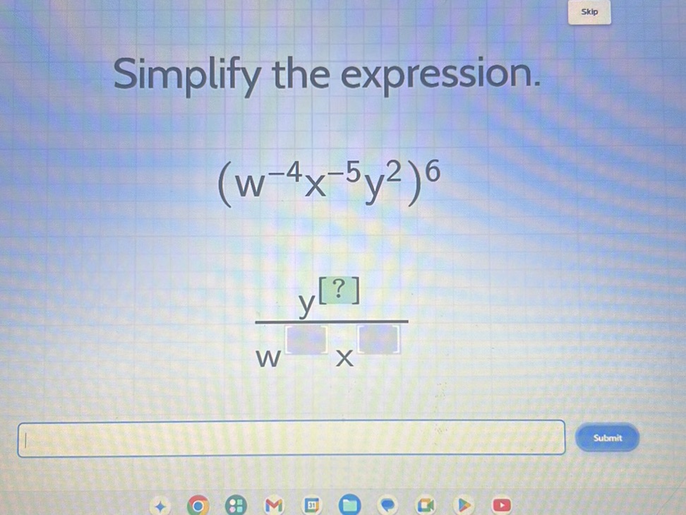 Simplify the expression. | StudyX