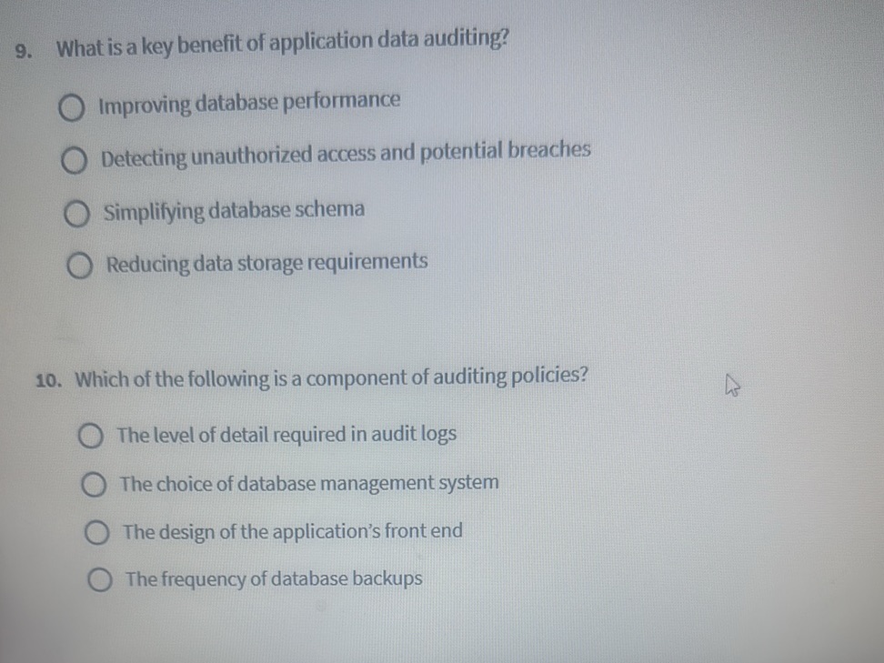 9. What is a key benefit of application data | StudyX