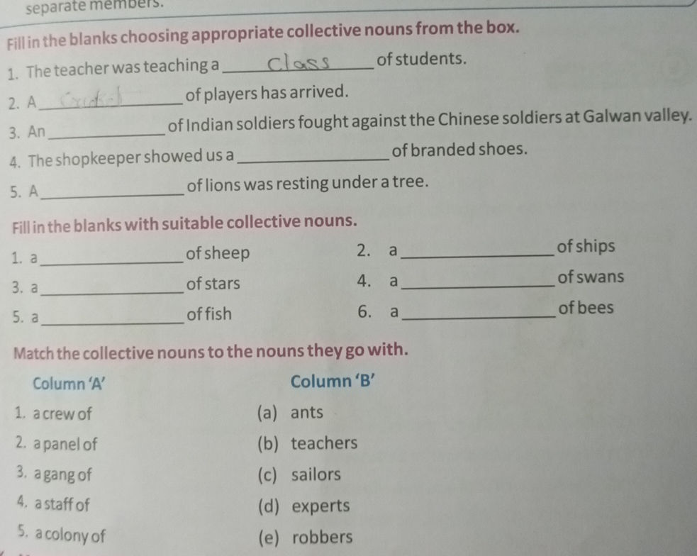 Fill in the blanks choosing appropriate | StudyX