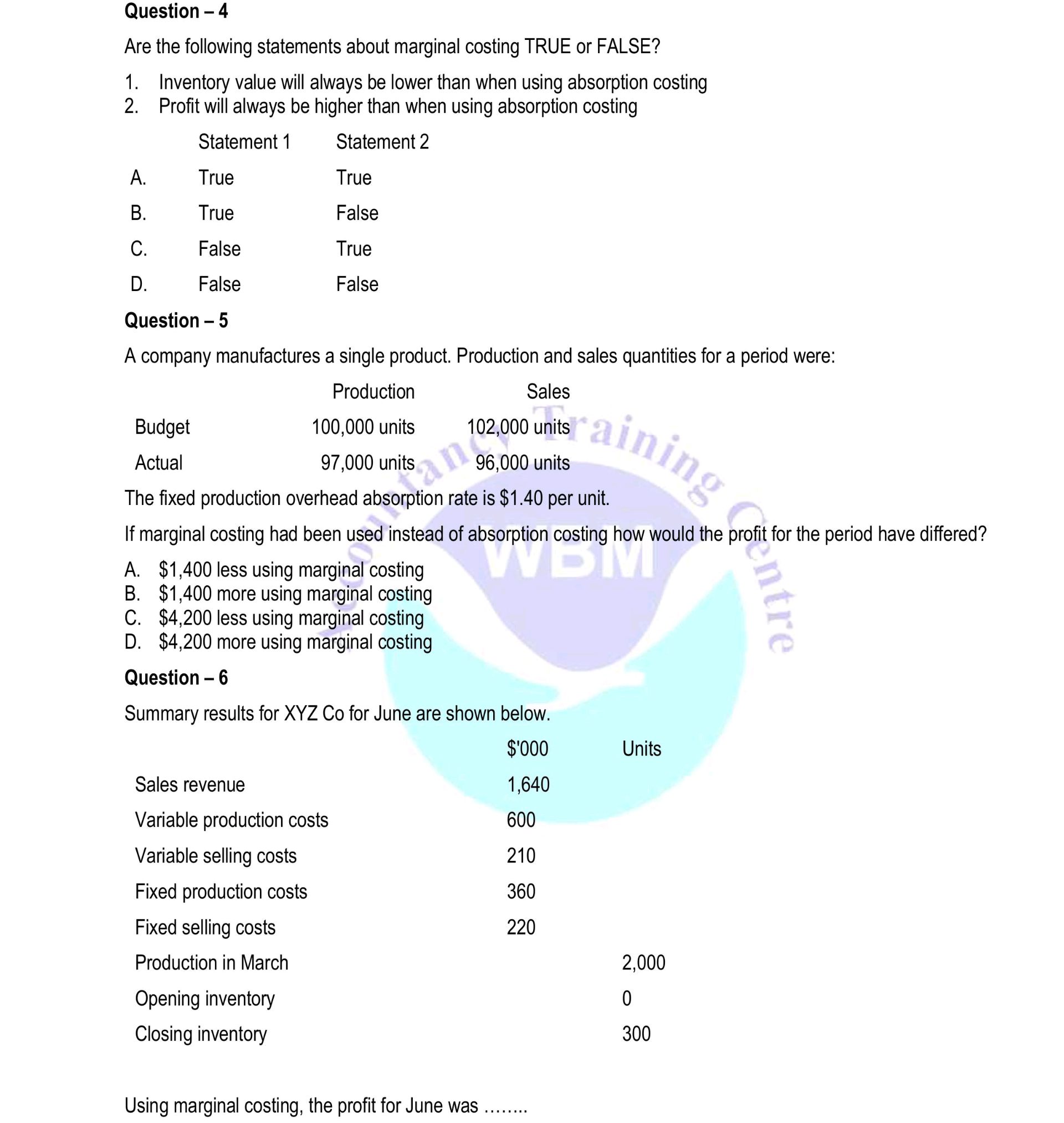 Question - 4 Are the following statements | StudyX