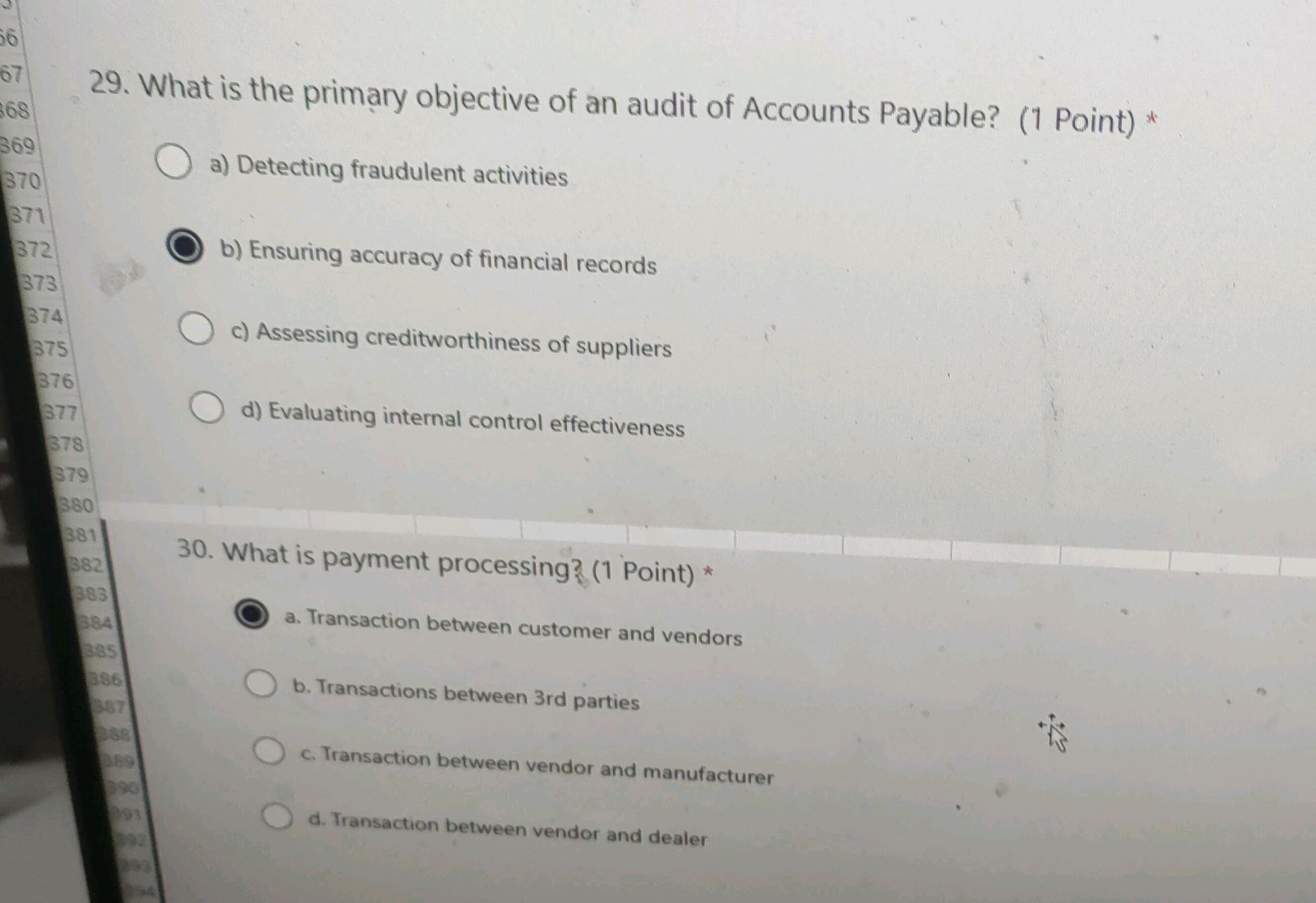 29. What is the primary objective of an | StudyX