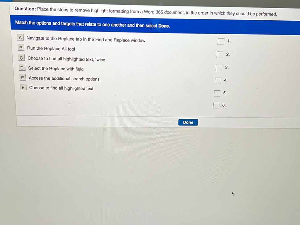 Question: Place the steps to remove | StudyX