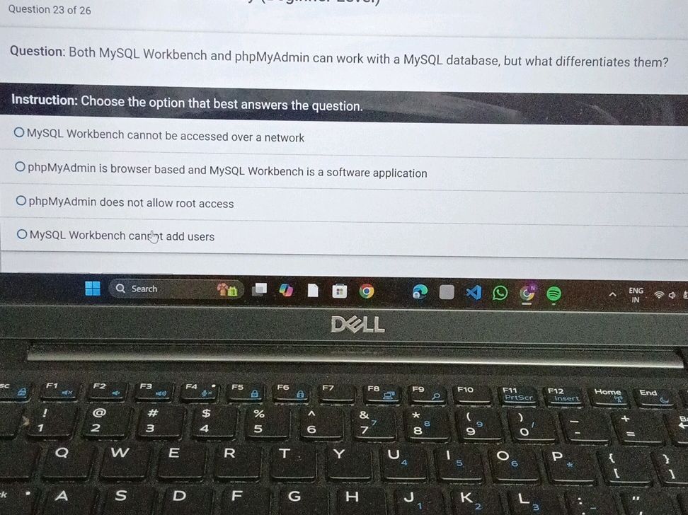 Question: Both MySQL Workbench and | StudyX