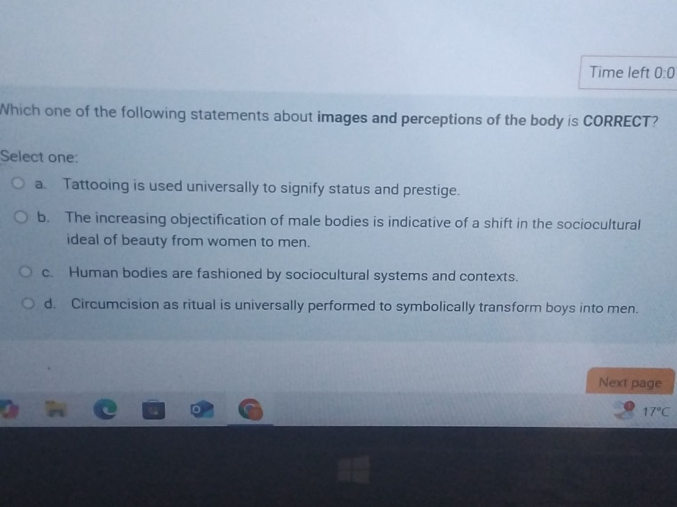 Which one of the following statements about | StudyX