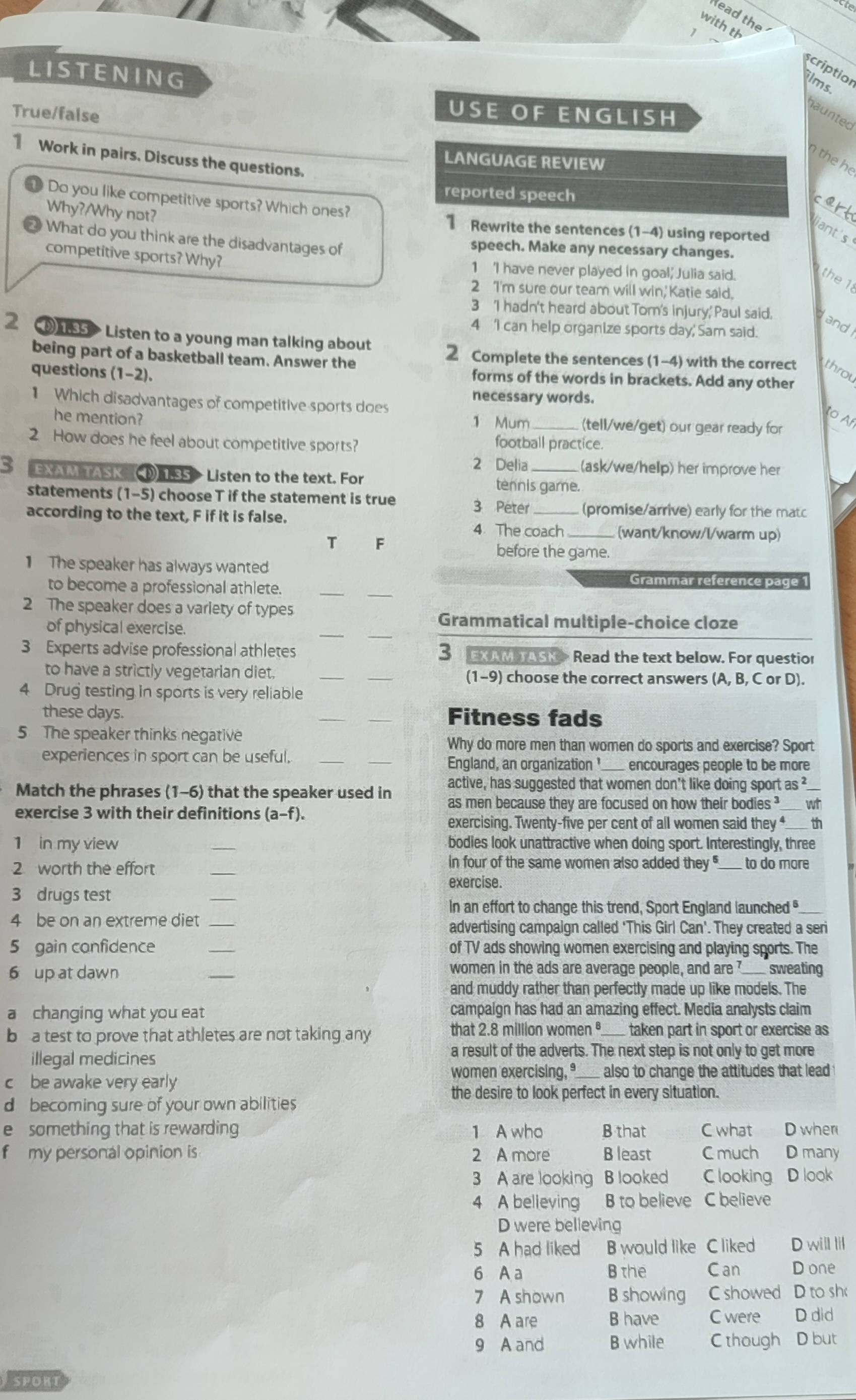1 Work in pairs. Discuss the questions. Do | StudyX