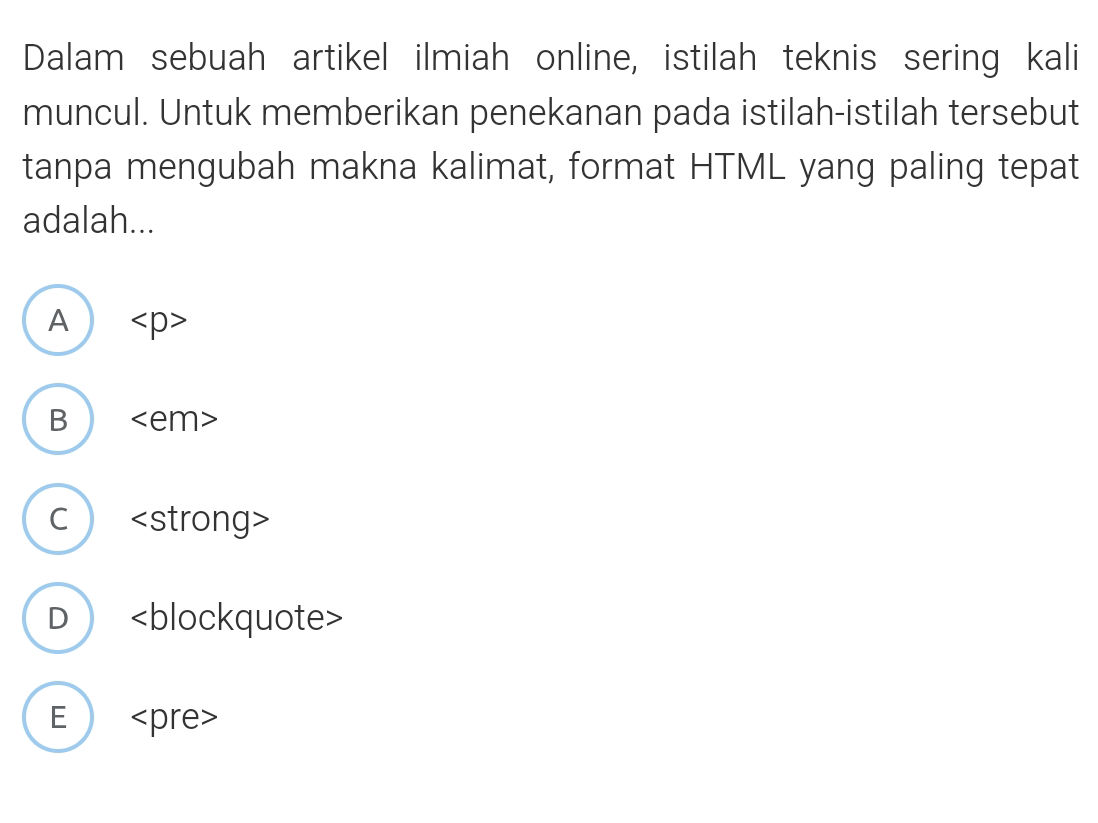 Dalam sebuah artikel ilmiah online, istilah | StudyX