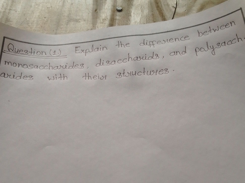 Question (1) Explain the difference between | StudyX