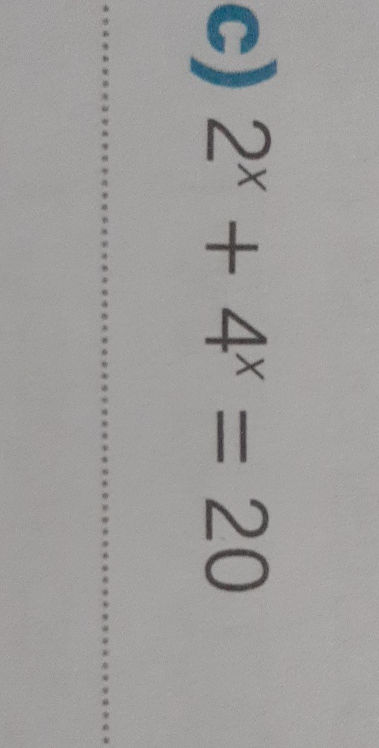 Solving the equation 2x + 4x = 20 | StudyX