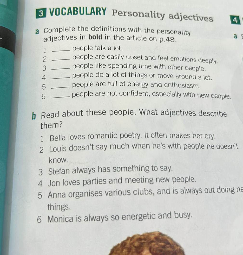 a Complete the definitions with the | StudyX