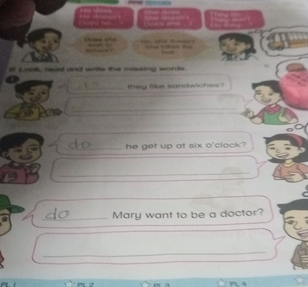 Look, read and write the missing words. Is | StudyX