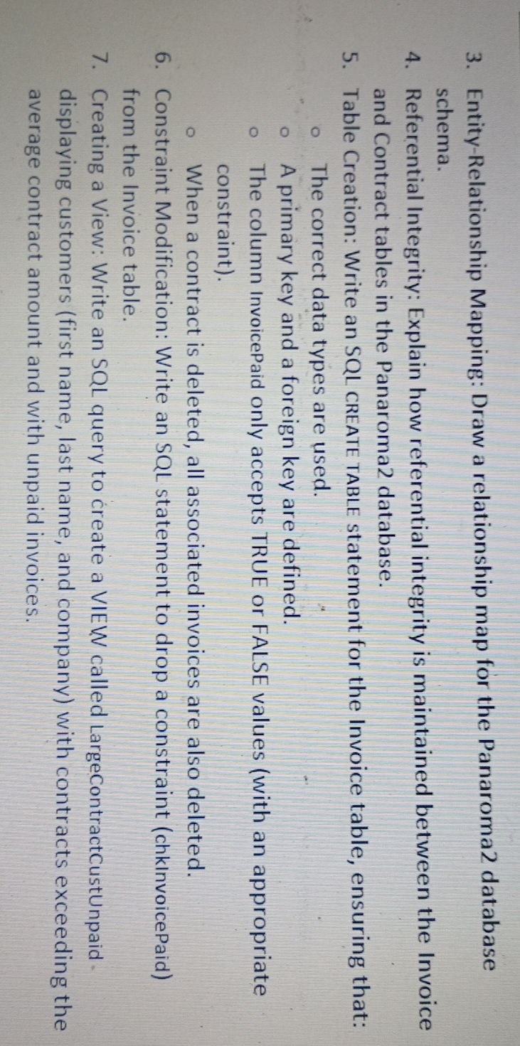 3. Entity-Relationship Mapping: Draw a | StudyX