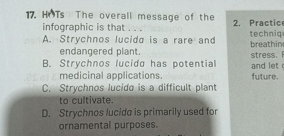 17. The overall message of the infographic | StudyX