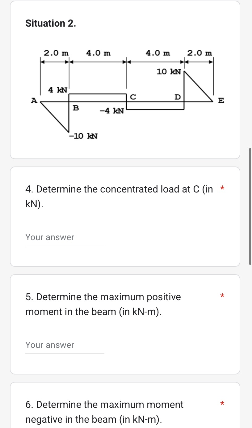 Situation 2. 4. Determine the concentrated | StudyX
