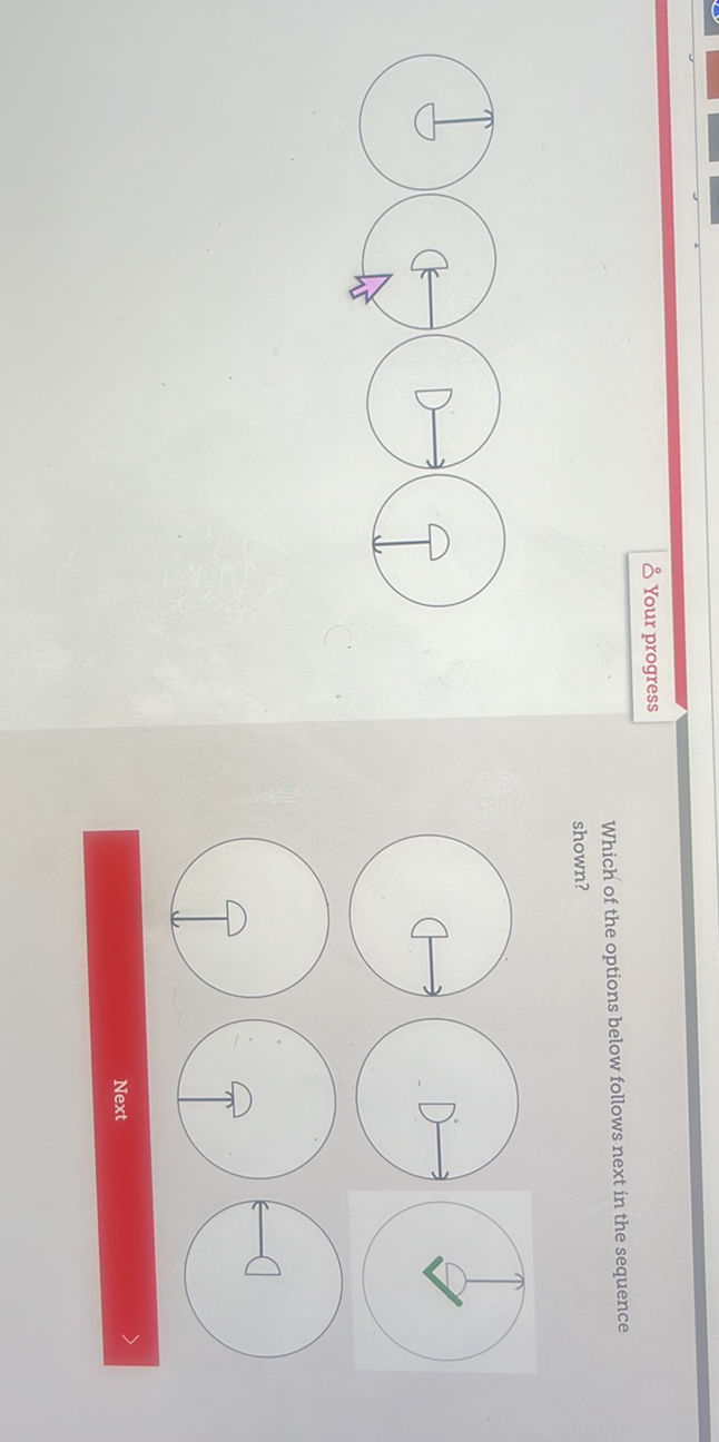 Which of the options below follows next in | StudyX