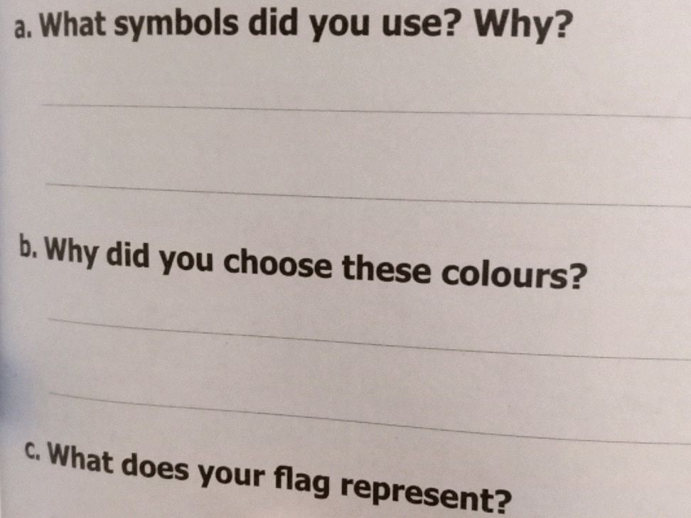 a. What symbols did you use? Why? b. Why | StudyX