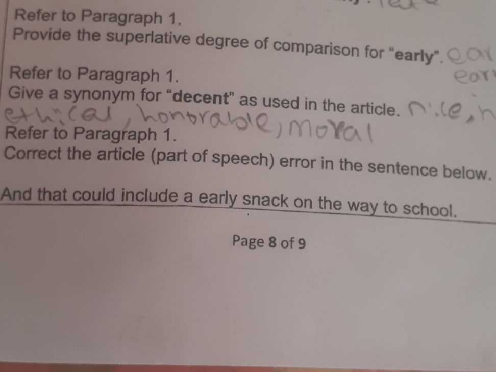 Refer to Paragraph 1. Provide the | StudyX