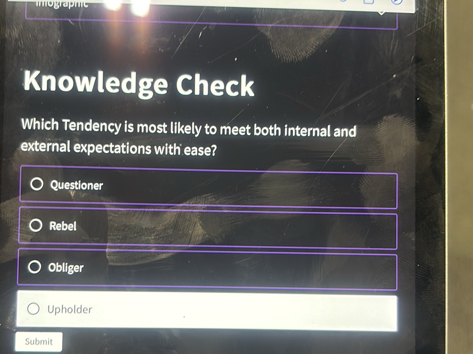 Which Tendency is most likely to meet both | StudyX