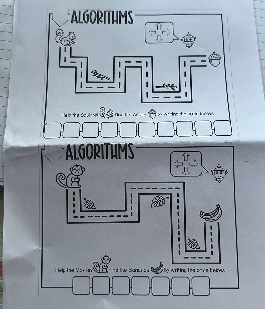 ALGORITHMS Help the Squirrel find the Acorn | StudyX