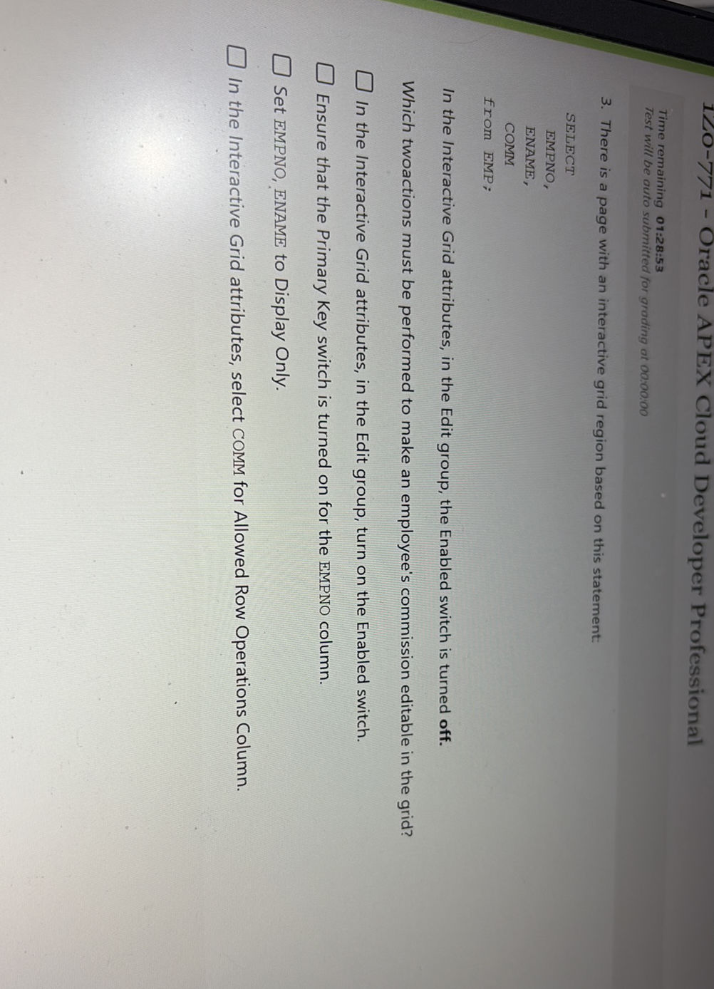 3. There is a page with an interactive grid | StudyX