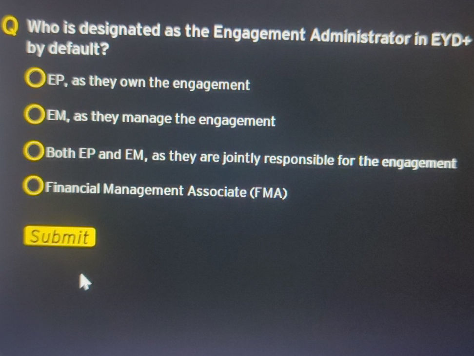 Who is designated as the Engagement | StudyX