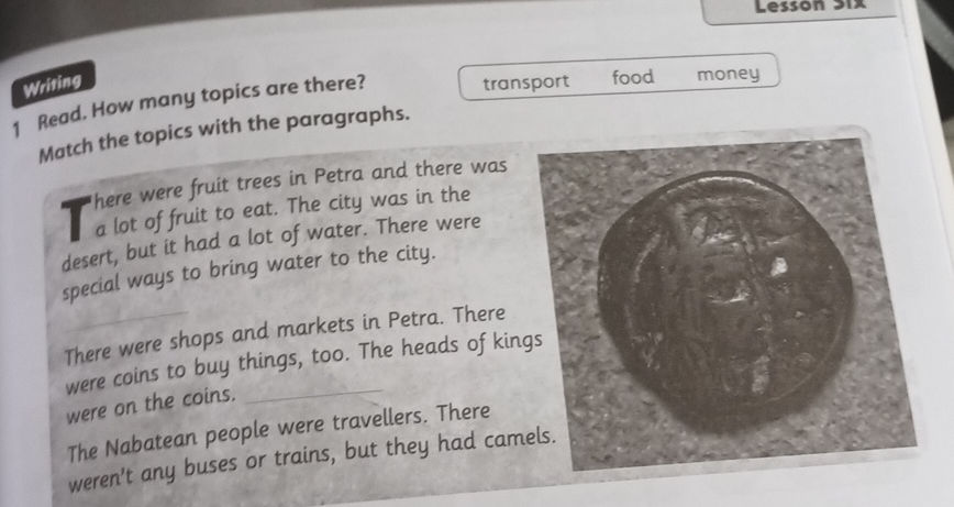 1 Read. How many topics are there? Match the | StudyX