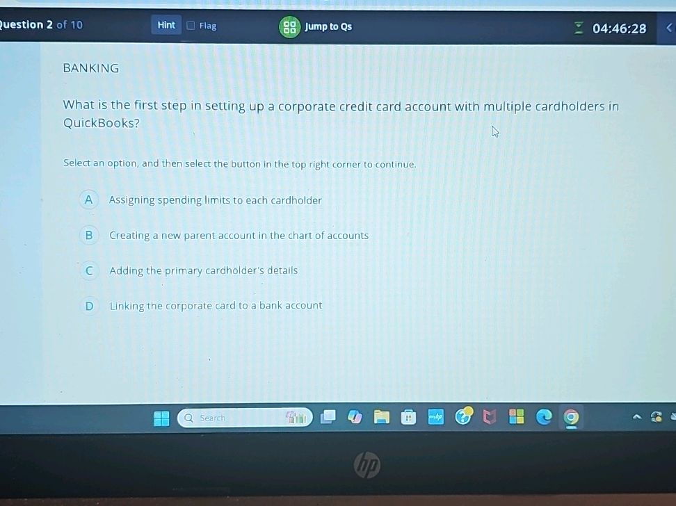 BANKING What is the first step in setting | StudyX