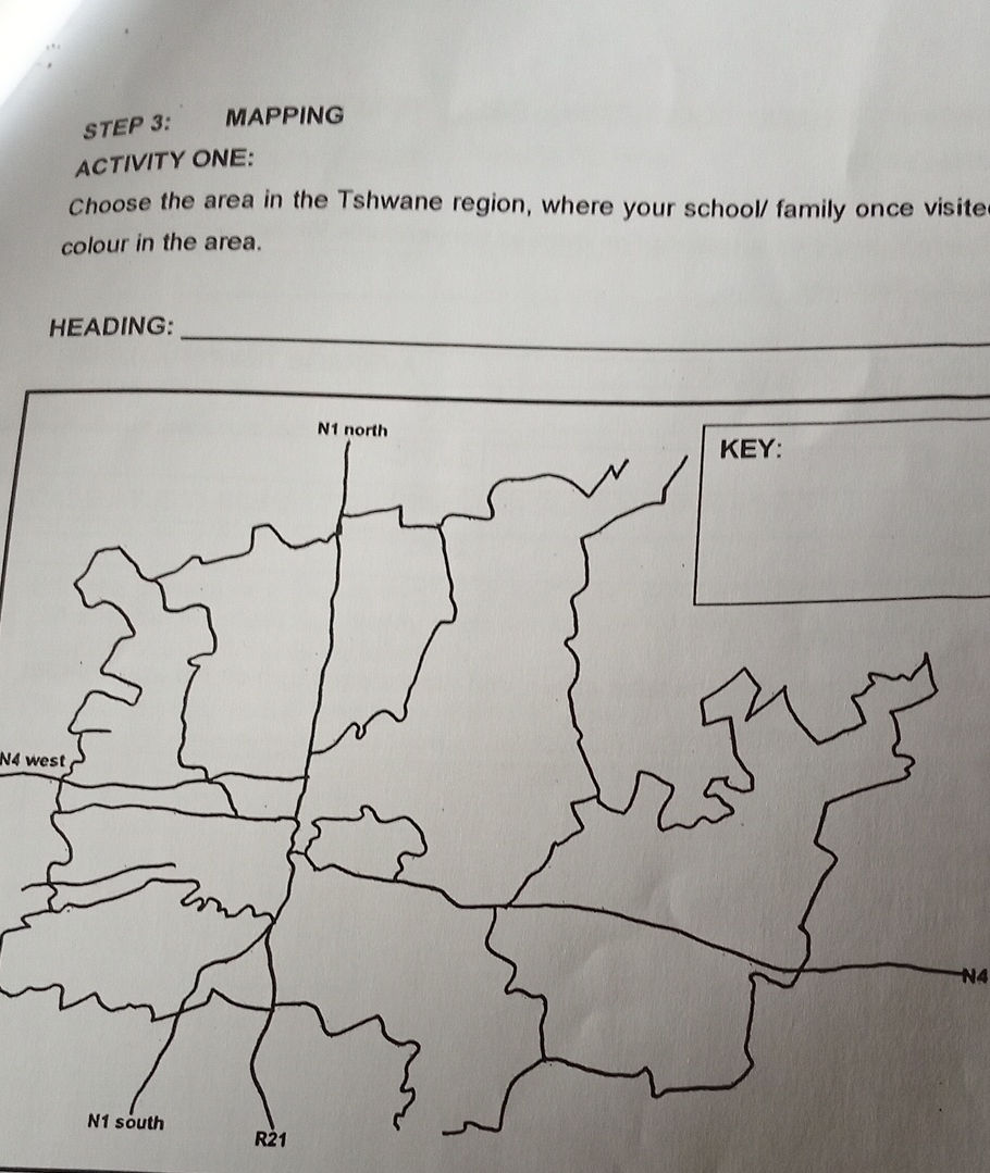 Choose the area in the Tshwane region, where | StudyX