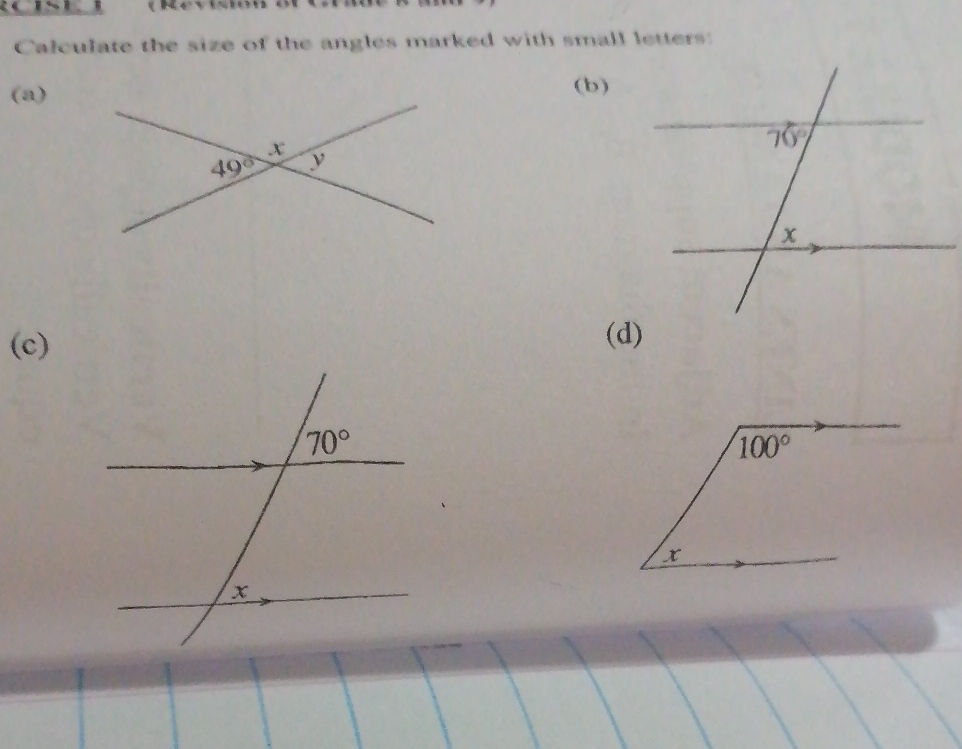 Calculate the size of the angles marked with | StudyX