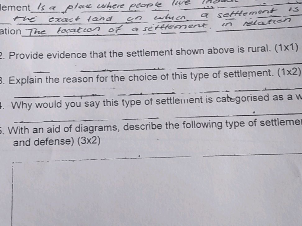 2. Provide evidence that the settlement | StudyX