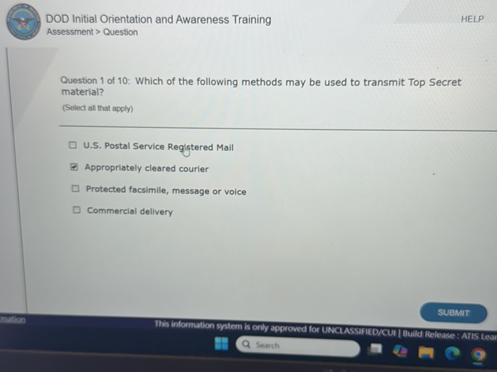 Question 1 of 10: Which of the following | StudyX