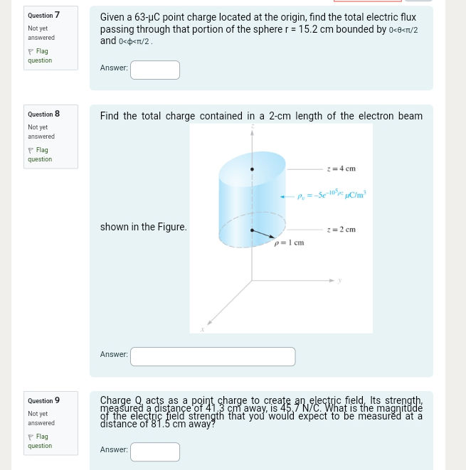 Given a 63-µC point charge located at the | StudyX