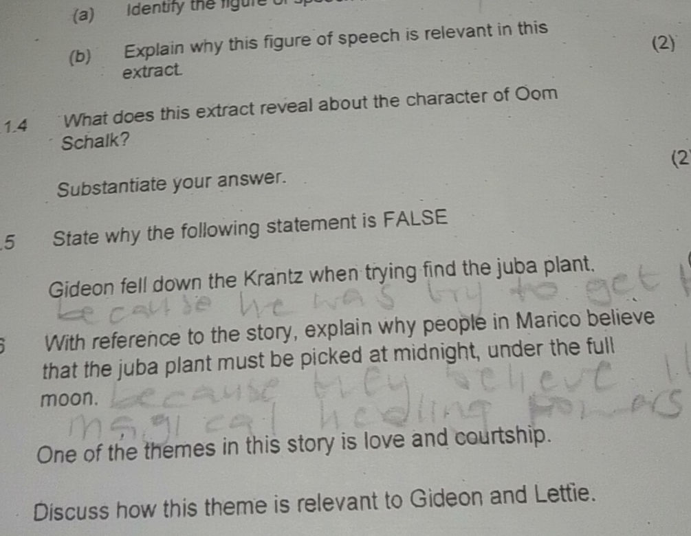 1. Identify the figure of speech. 2. | StudyX