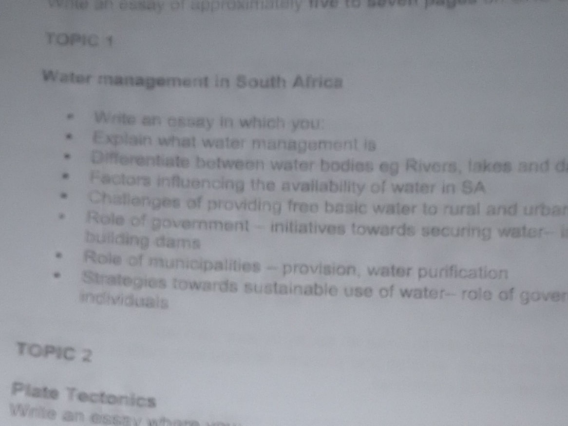 Write an essay in which you: * Explain | StudyX