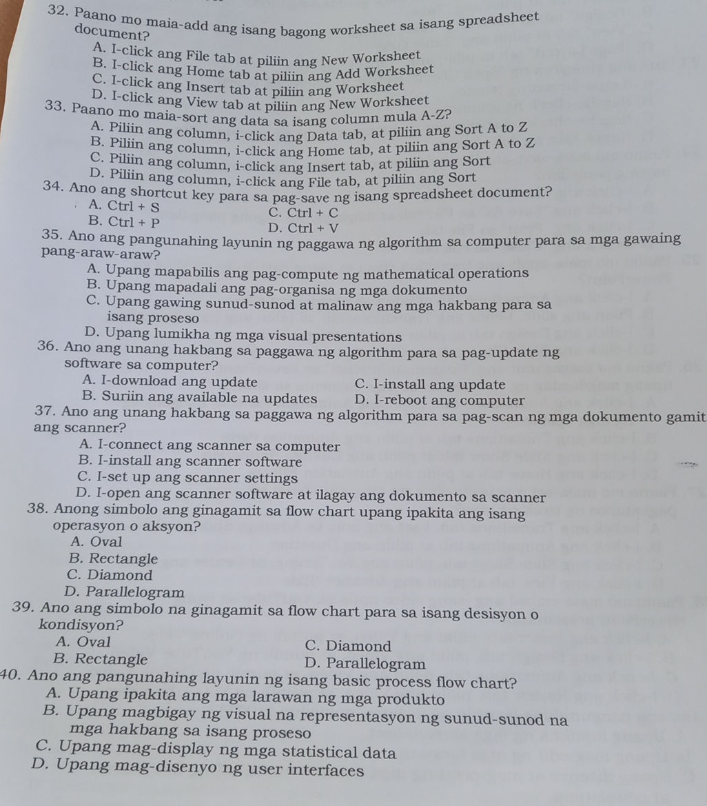 32. Paano mo maia-add ang isang bagong | StudyX