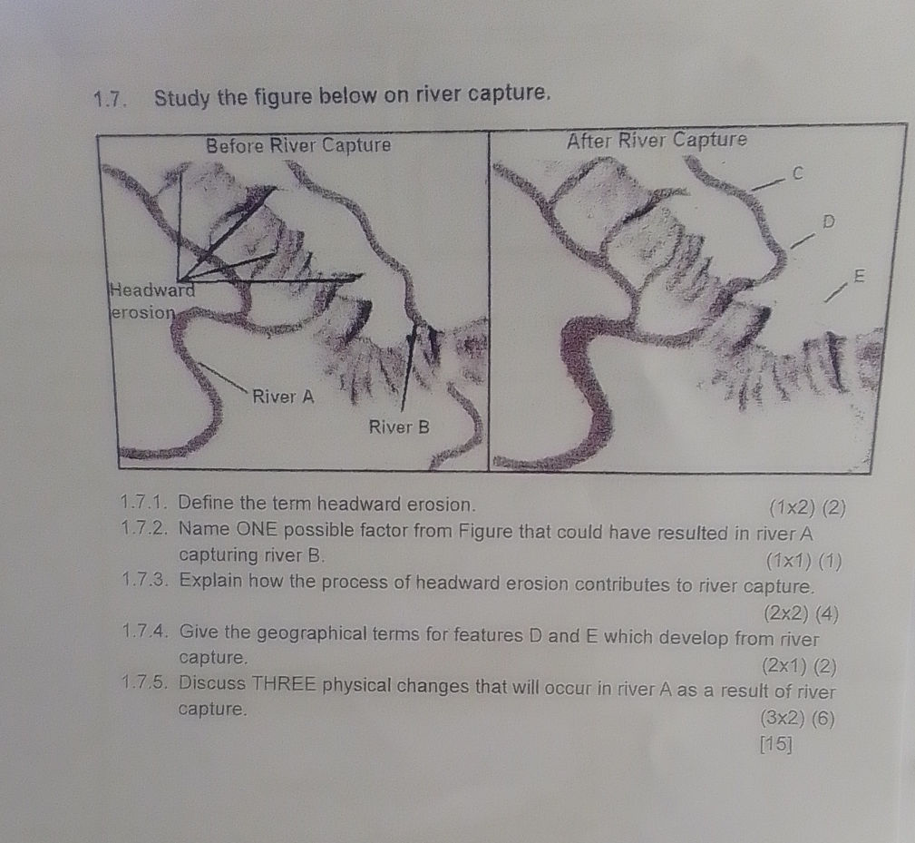 1.7. Study the figure below on river | StudyX