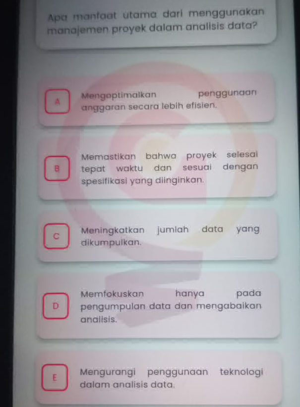 Apa manfaat utama dari menggunakan manajemen | StudyX