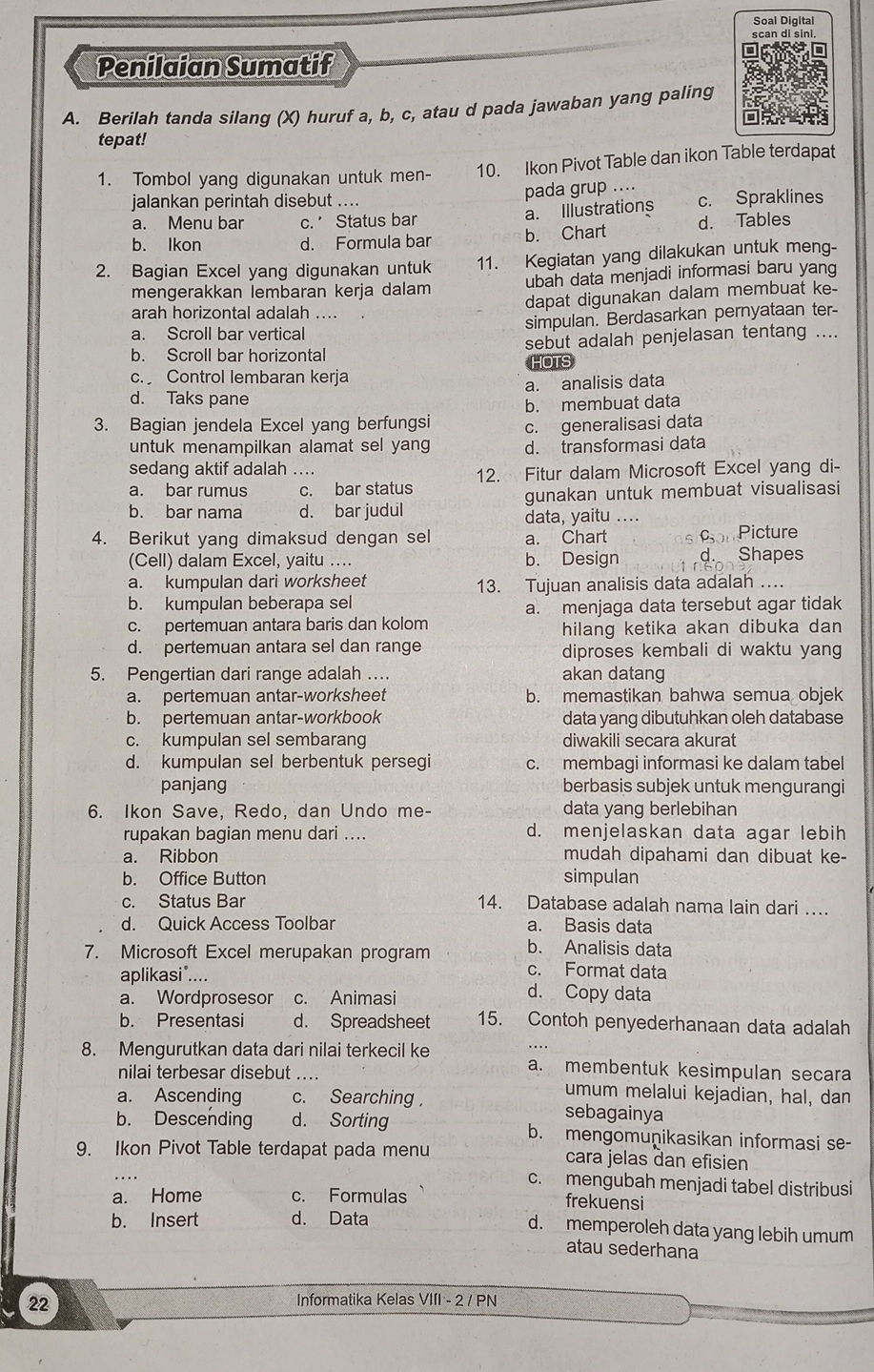 1. Tombol yang digunakan untuk menjalankan | StudyX