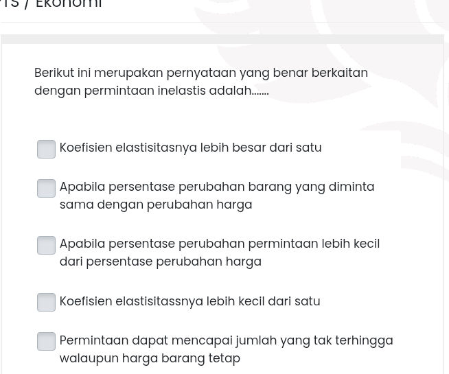Berikut ini merupakan pernyataan yang benar | StudyX