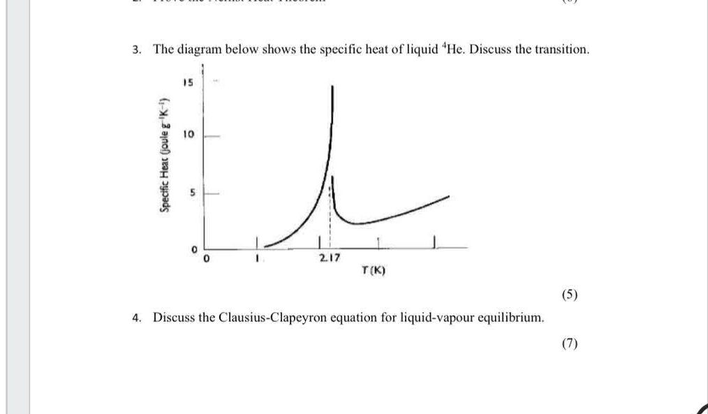 3. The diagram below shows the specific heat | StudyX