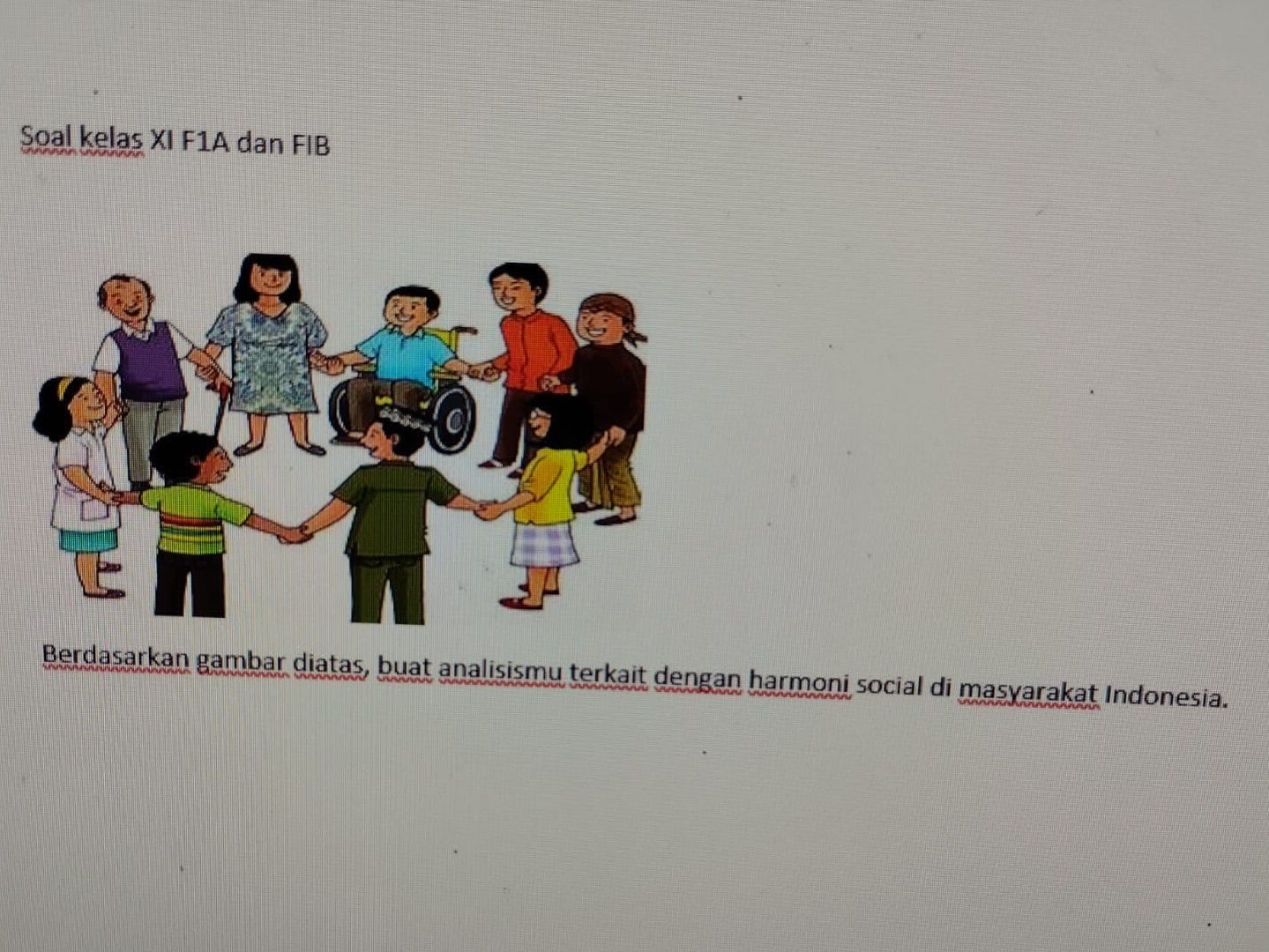 Berdasarkan gambar diatas, buat analisismu | StudyX