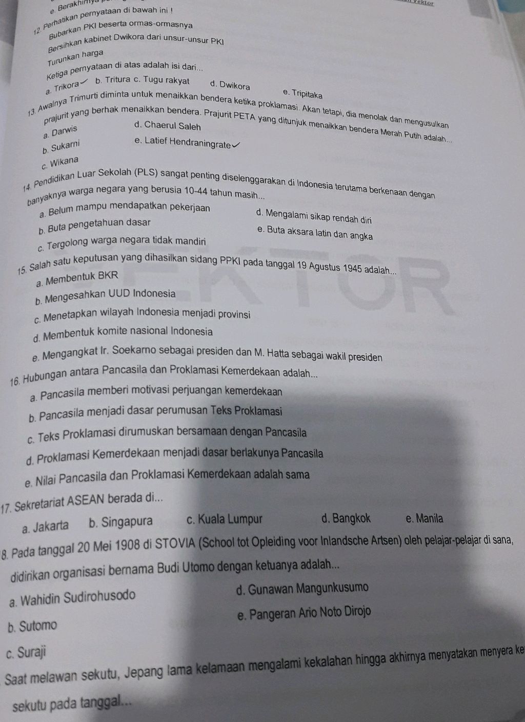 12. Perhatikan pernyataan di bawah ini ! | StudyX