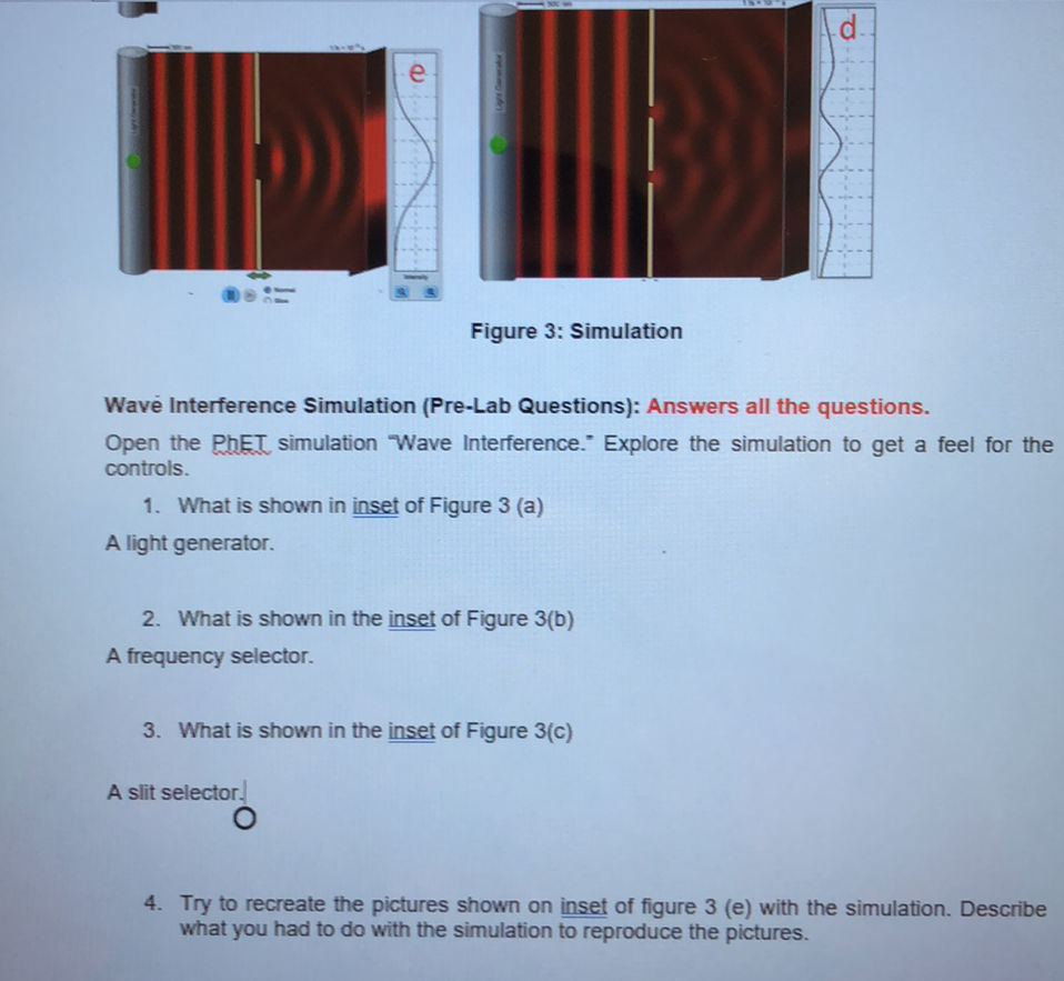 Wave Interference Simulation (Pre-Lab | StudyX