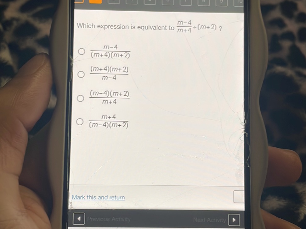Which expression is equivalent to \( | StudyX