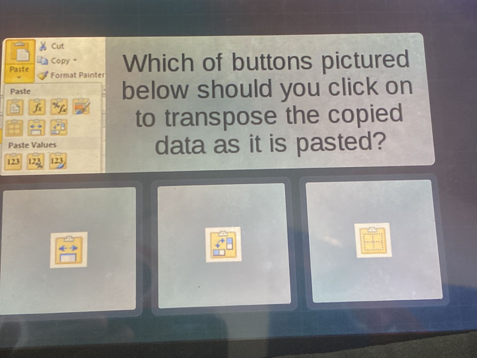 Which of buttons pictured below should you | StudyX