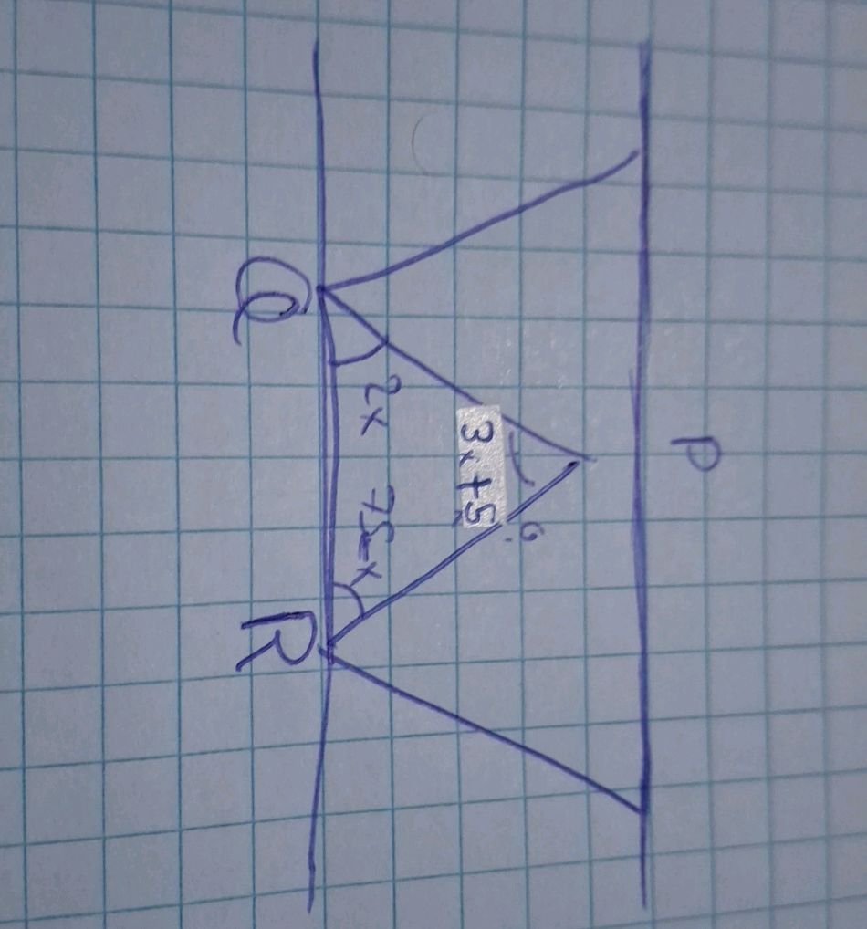 The image shows a geometric figure with | StudyX