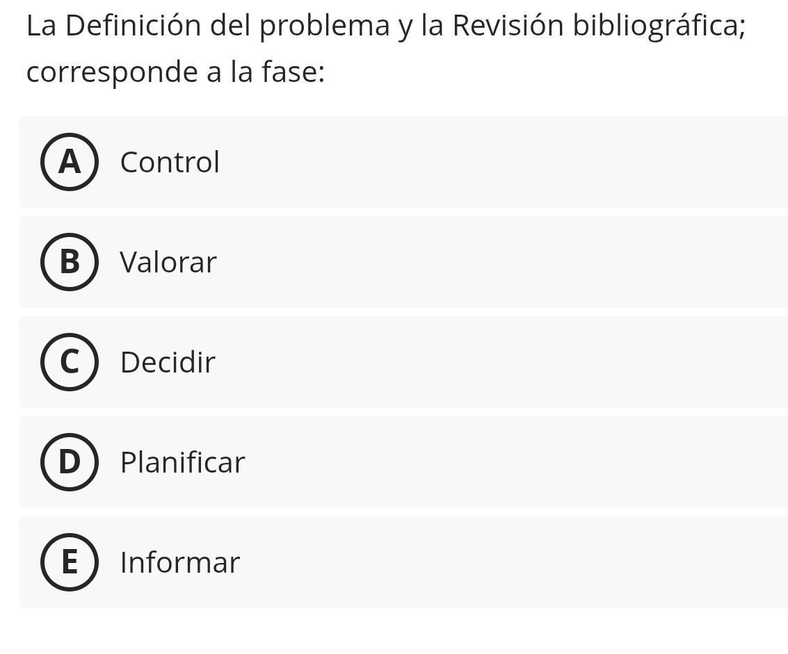 La Definición del problema y la Revisión | StudyX