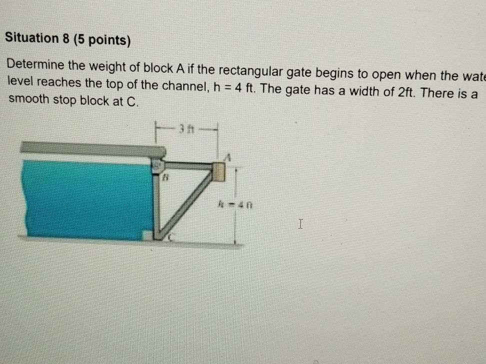 Situation 8 (5 points) Determine the weight | StudyX