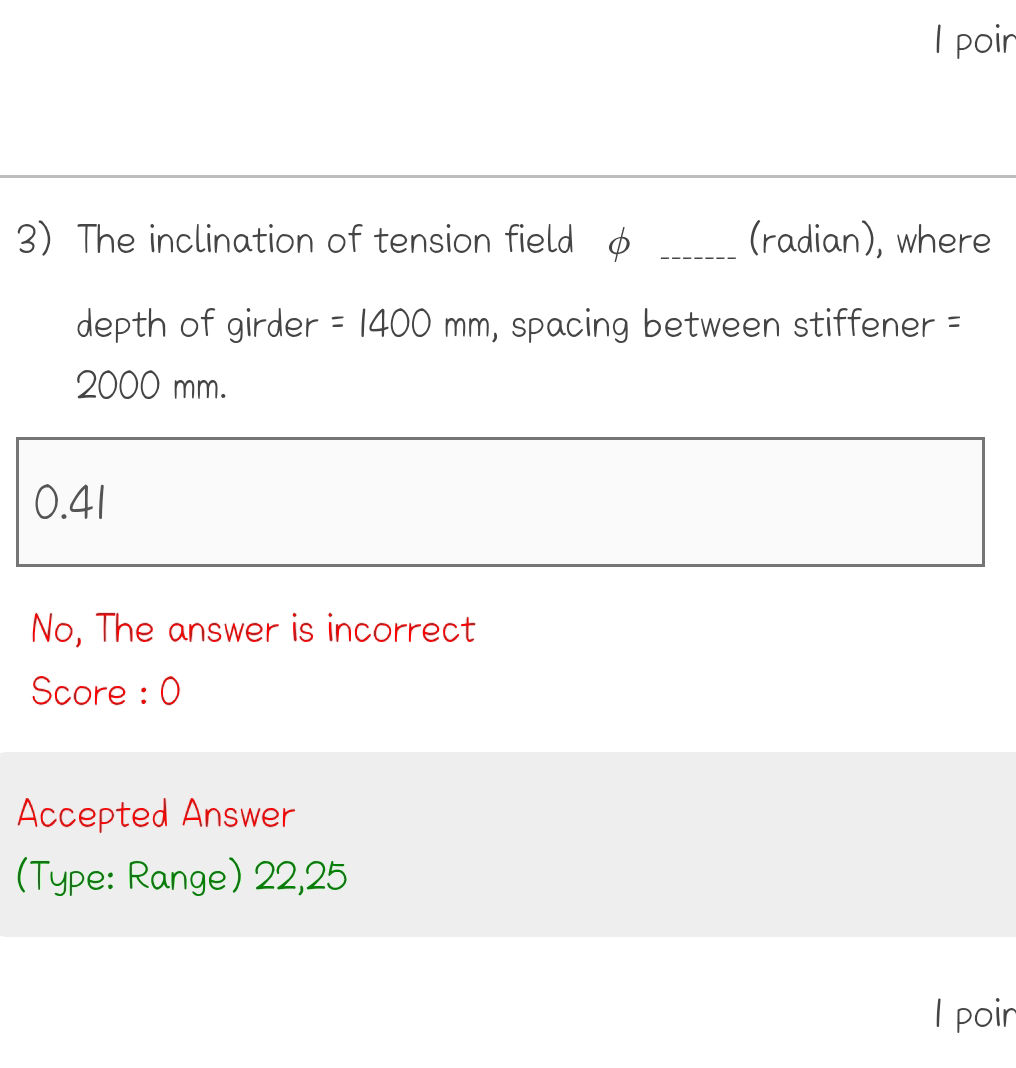3) The inclination of tension field $ $ | StudyX